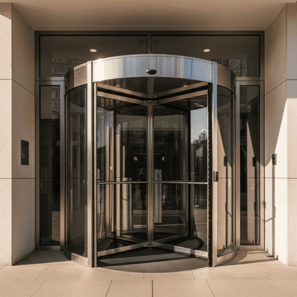 Automatic revolving doors – comfort & style at the entrance